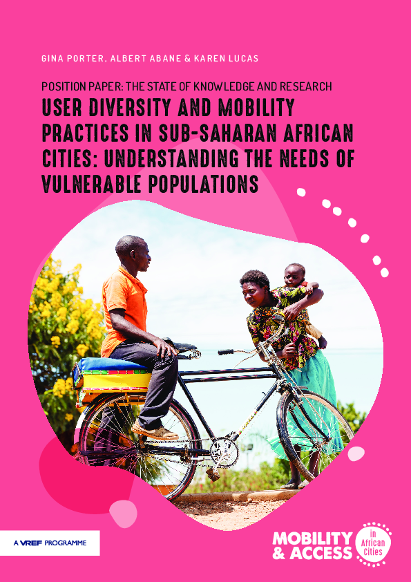 (PDF) User diversity and mobility practices in Sub-Saharan African ...