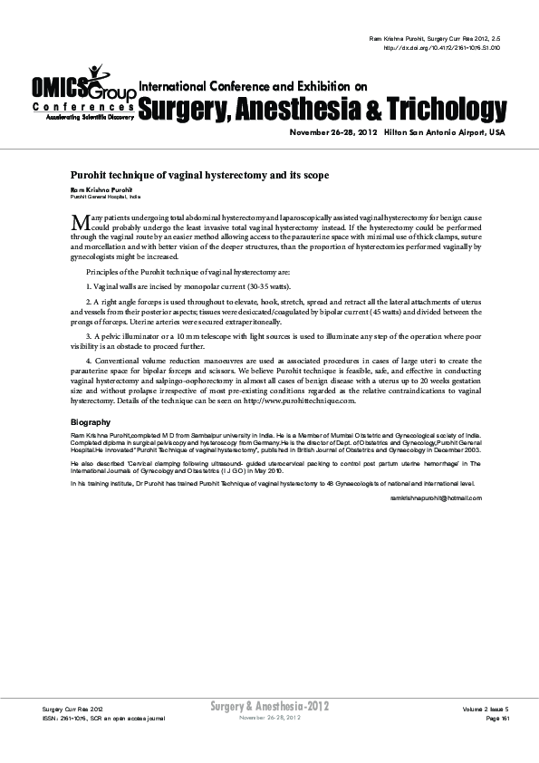 (PDF) Live Cadaver model for true simulation in surgical training