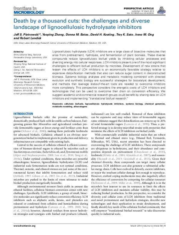 (PDF) Death by a thousand cuts: the challenges and diverse landscape of ...