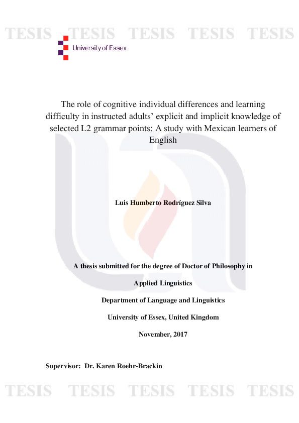 (PDF) The role of cognitive individual differences and learning difficulty in instructed adults ...