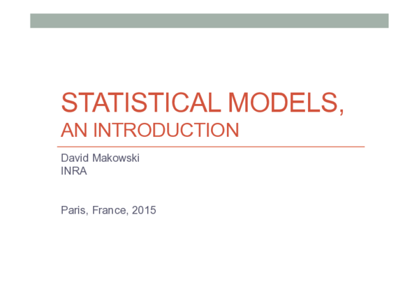 (PDF) A Statistical Model