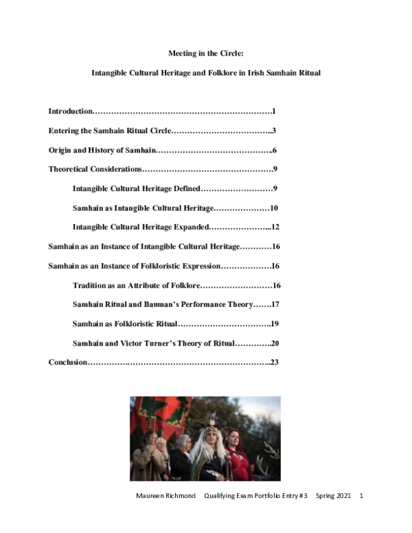 (PDF) Irish Samhain Ritual