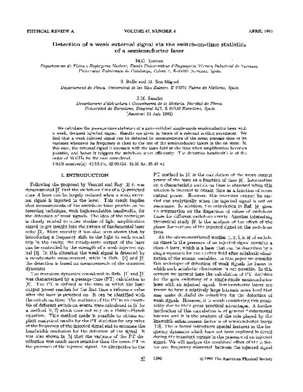 (PDF) Detection of a weak external signal via the switch-on-time ...