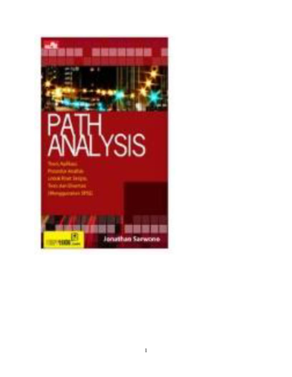 (PDF) Path Analysis untuk Riset Skripsi