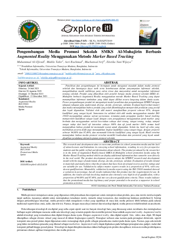 (PDF) Pengembangan Media Promosi Sekolah SMKS Al-Muhajirin Berbasis ...