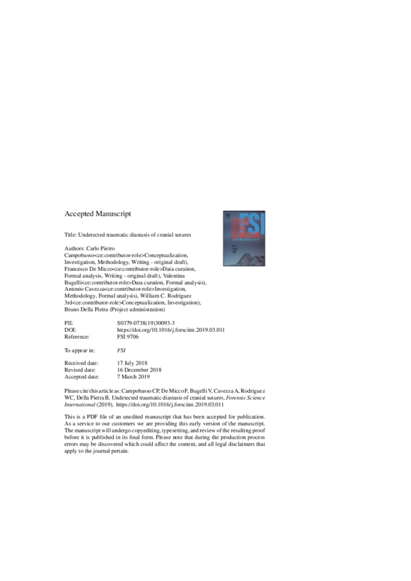 (PDF) Undetected Cranial Suture Diastasis in Child Abuse Cases