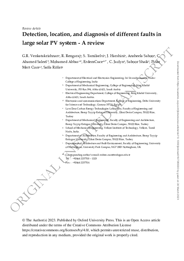 Pdf Detection Location And Diagnosis Of Different Faults In Large