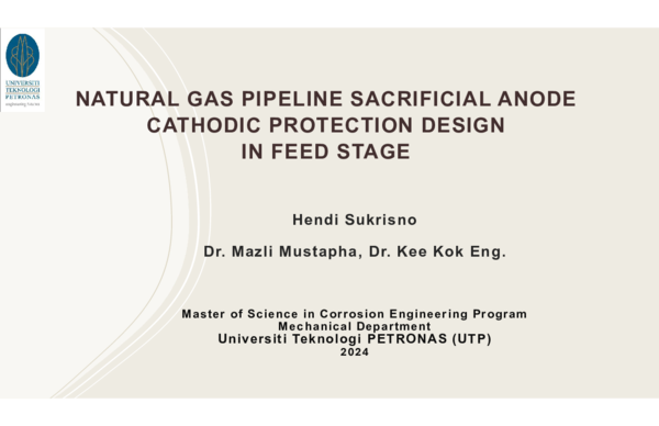 (PDF) NATURAL GAS PIPELINE SACRIFICIAL ANODE CATHODIC PROTECTION DESIGN ...