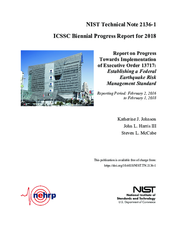 (PDF) Report on progress towards implementation of Executive Order 13717