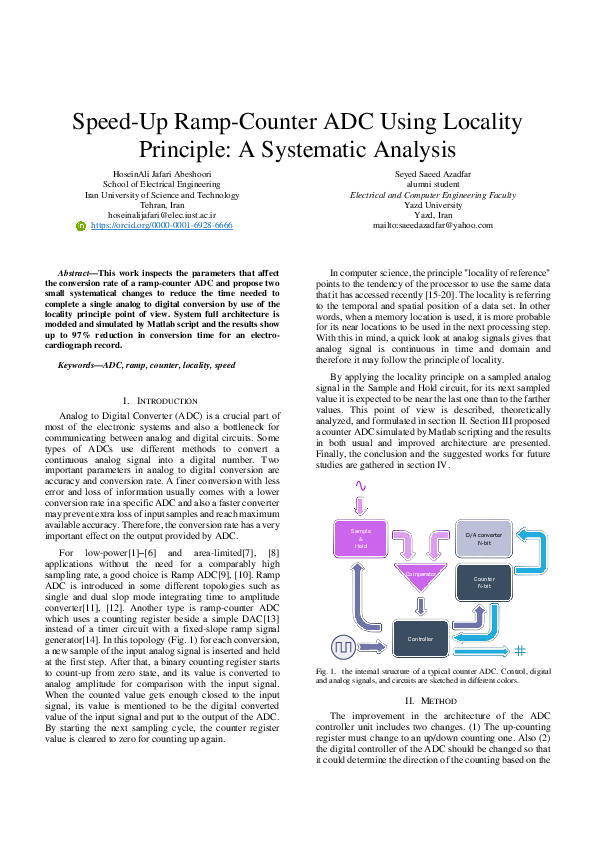 (PDF) Speed-Up Ramp-Counter ADC Using Locality Principle : A systematic ...
