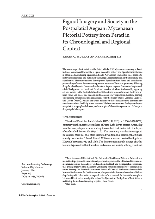 (PDF) Figural Imagery and Society in the Postpalatial Aegean: Mycenaean ...