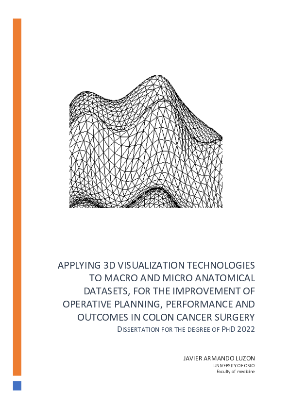 (PDF) Implementation of 3D printed superior mesenteric vascular models ...