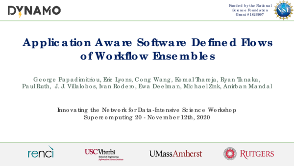 (PDF) Application Aware Software Defined Flows of Workflow Ensembles | Ivan Rodero - Academia.edu
