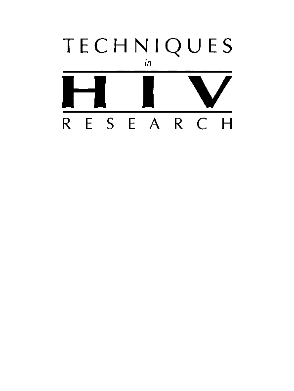 (PDF) Techniques in HIV Research