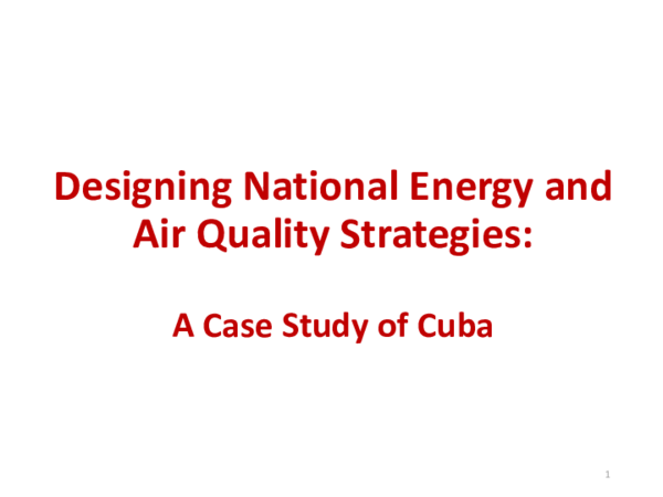 (PDF) Designing National Energy and Air Quality Strategies: A Case ...