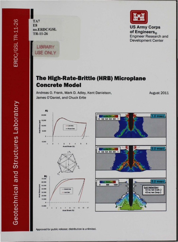 (PDF) The High-Rate-Brittle (HRB) Microplane concrete model