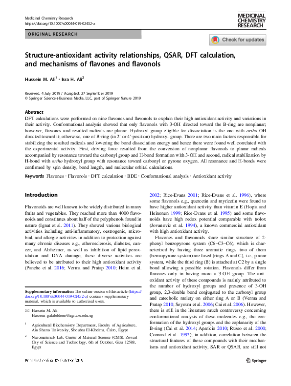 (PDF) Structure–antioxidant activity relationships in boldine and ...