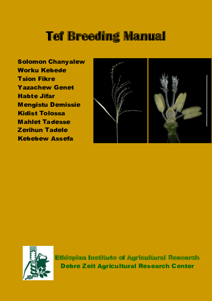 (PDF) Tef Breeding Manual
