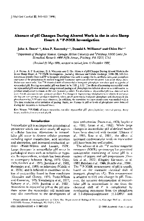 (PDF) Absence of pH changes during altered work in the in vivo sheep ...