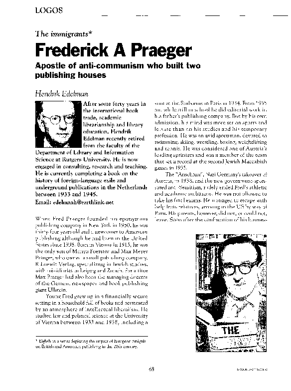 (PDF) Praeger