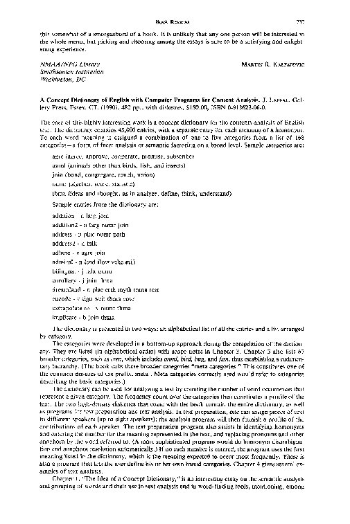 (PDF) A concept dictionary of english with computer programs for ...