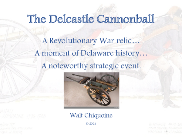 (PDF) The Delcastle Cannonball (Presentation)