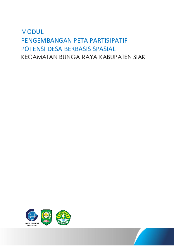 (PDF) Modul Pengembangan Peta Partisipatif Potensi Desa Berbasis ...