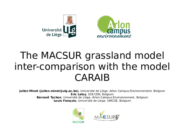 (PDF) Outcomes from the MACSUR grassland model inter-comparison with ...