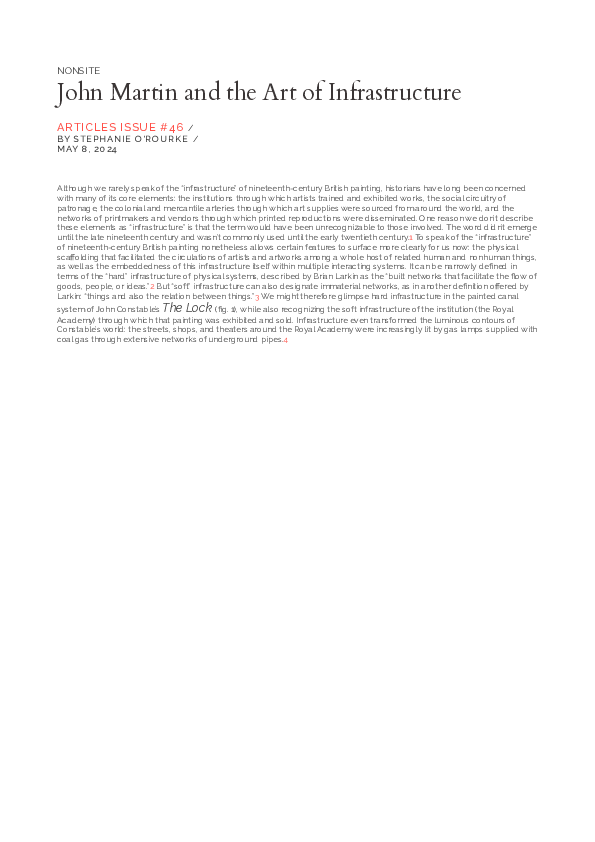 (PDF) John Martin and the Art of Infrastructure