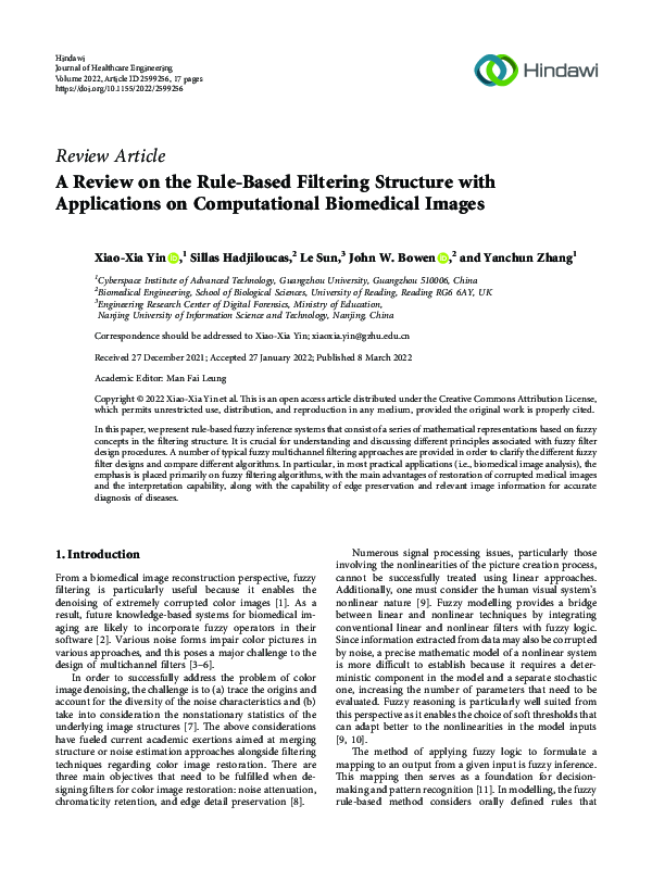 Pdf A Review On The Rule Based Filtering Structure With Applications On Computational