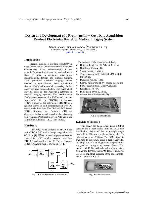 (PDF) Design and Development of a Prototype Low-Cost Data Acquisition Readout Electronics Board ...