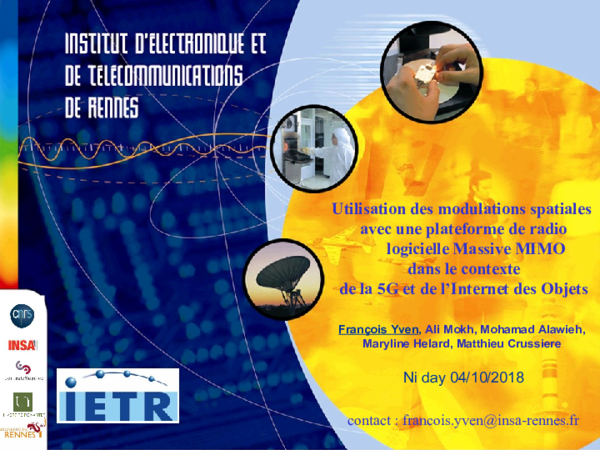 Pdf Using Spatial Modulations With A Massive Mimo Software Radio Platform In The Context Of 5g