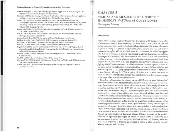 (PDF) Visions and Memories of Lucretius in Seneca's 'Naturales Quaestiones'