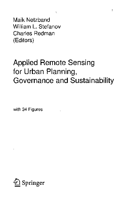 (PDF) Applied Remote Sensing for Urban Planning, Governance and ...