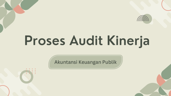 (PDF) Proses Audit Kinerja