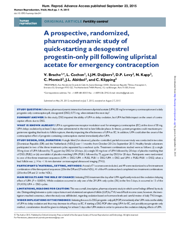 (PDF) A prospective, randomized, pharmacodynamic study of quick ...