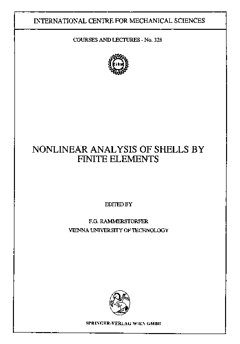 (PDF) Nonlinear Analysis of Shells by Finite Elements