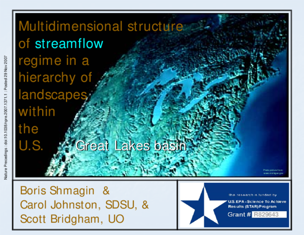(PDF) Multidimensional structure of stream flow regime in a hierarchy ...
