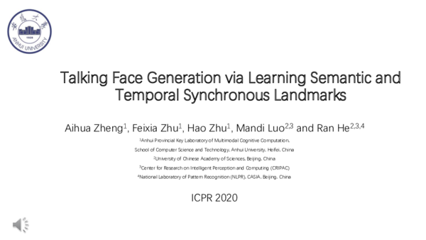 (PDF) Talking Face Generation via Learning Semantic and Temporal ...