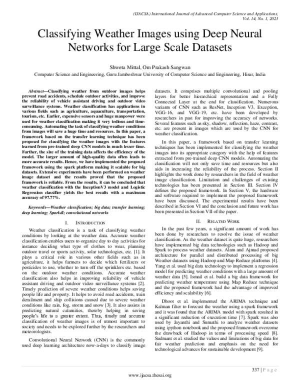 (PDF) Classifying Weather Images using Deep Neural Networks for Large ...
