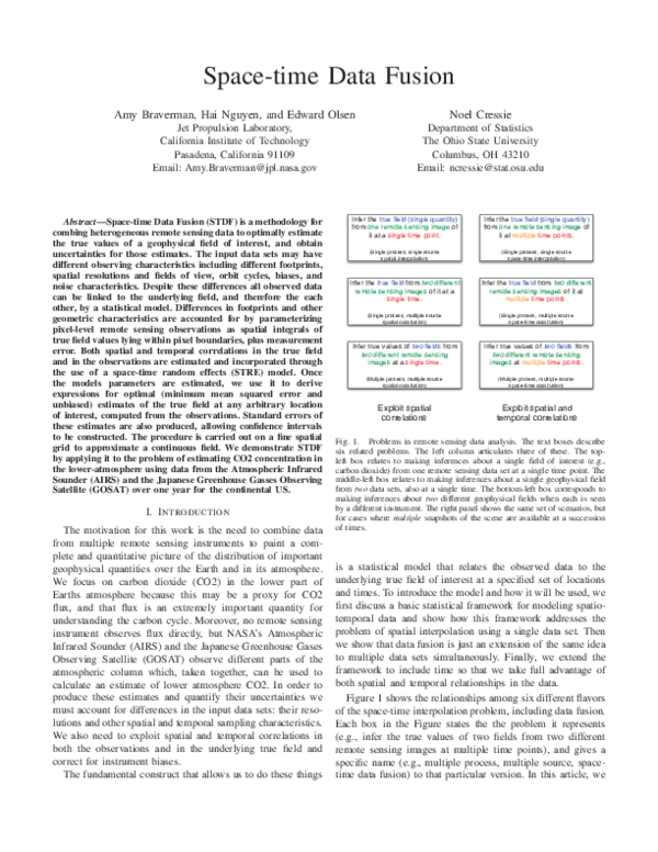 (PDF) Space-Time Data Fusion | Hai Bao Nguyen - Academia.edu