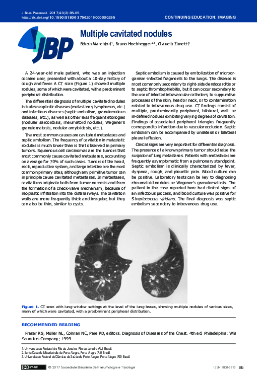 (PDF) Multiple cavitated nodules