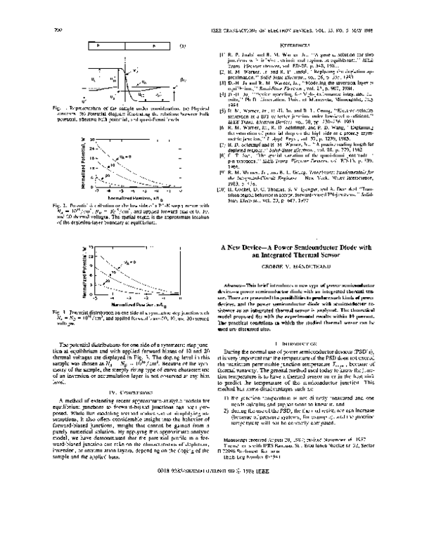 (PDF) A new device-a power semiconductor diode with an integrated ...