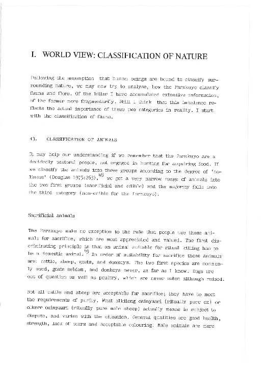(PDF) World View: Classification of nature