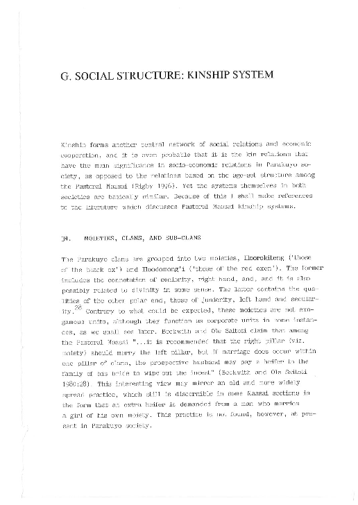 (PDF) Social Structure: Kinship system