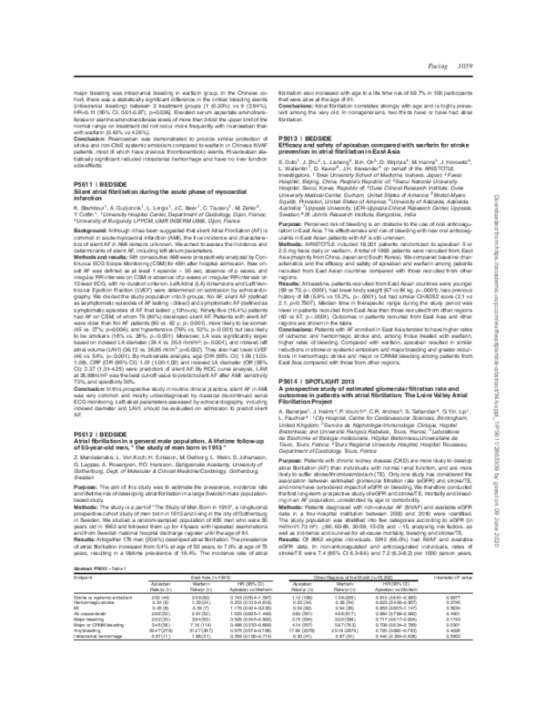 (PDF) Silent atrial fibrillation during the acute phase of myocardial ...