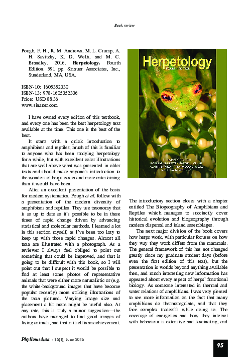 (PDF) Herpetology