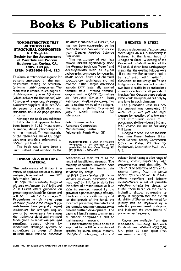 (PDF) Nondestructive test methods for structural composites