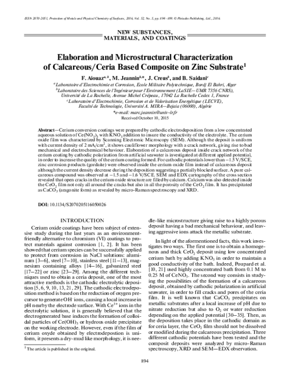 (PDF) Elaboration and microstructural characterization of SnO2 thin layers deposited on (0001 ...
