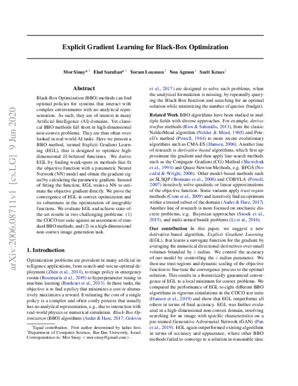 (PDF) Explicit Gradient Learning